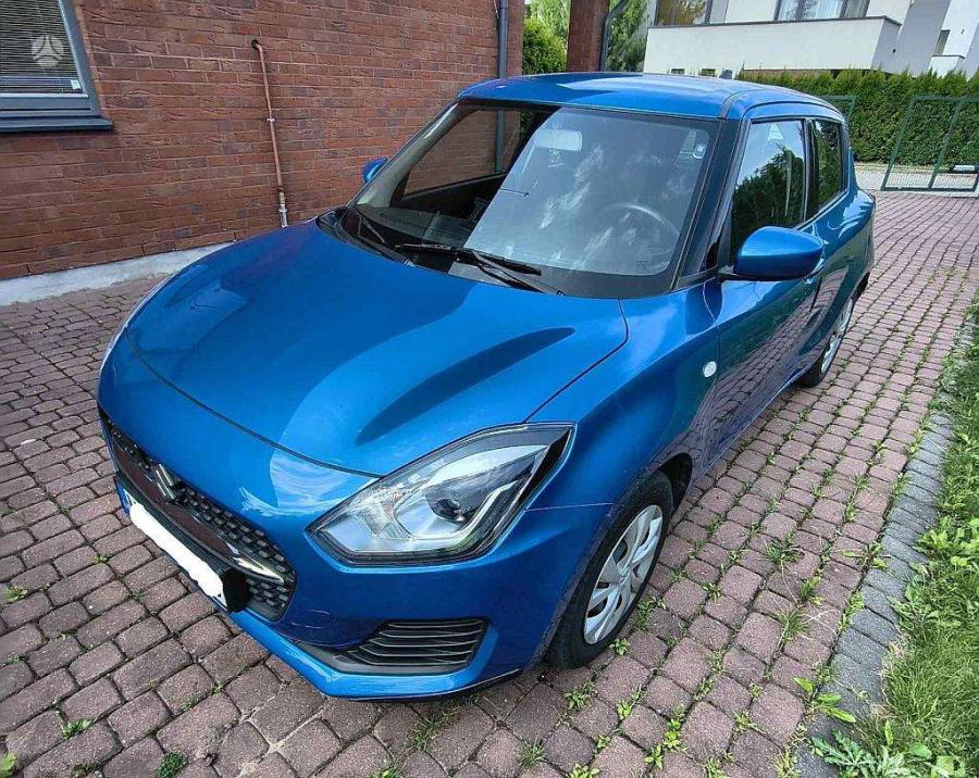 Blue Suzuki Swift 2022 in Vilnius, with an engine capacity of 1.20 L and mileage of 21 thousand km for 11200 €, photo 1 on AUTOMOTO.COM.LV
