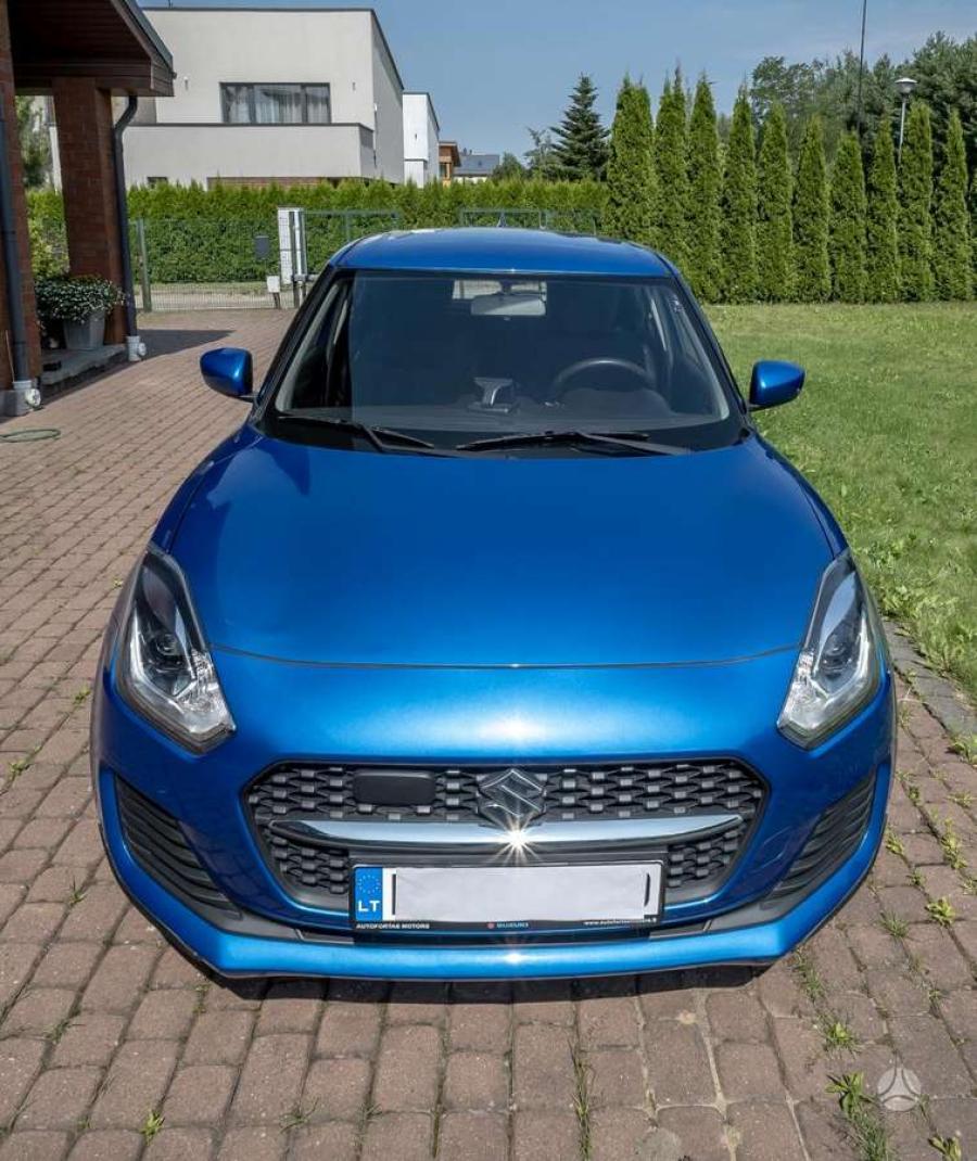 Blue Suzuki Swift 2022 in Vilnius, with an engine capacity of 1.20 L and mileage of 21 thousand km for 11200 €, photo 3 on AUTOMOTO.COM.LV