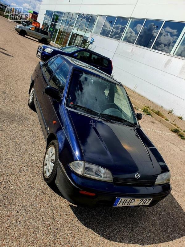 Blue Suzuki Swift 1995 in Kaunas, with an engine capacity of 1.30 L and mileage of 74 thousand km for 1800 €, photo 1 on AUTOMOTO.COM.LV