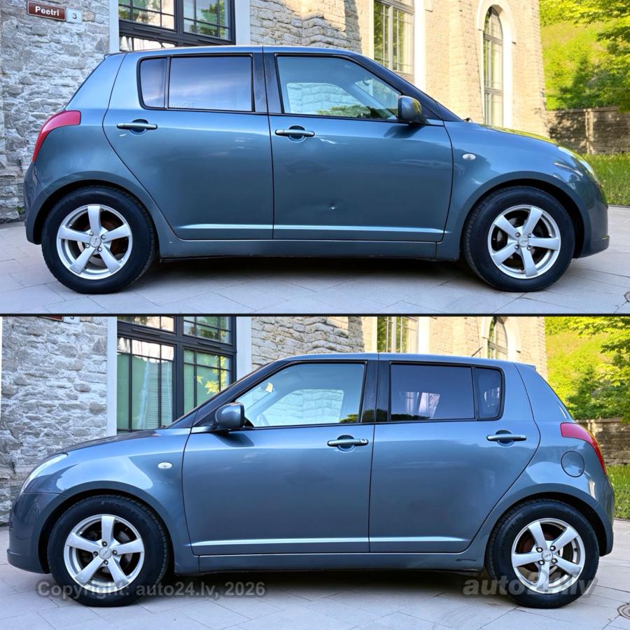 Grey Suzuki Swift 2006 in Tallinn, with an engine capacity of 1.30 L and mileage of 200 thousand km for 1699 €, photo 6 on AUTOMOTO.COM.LV
