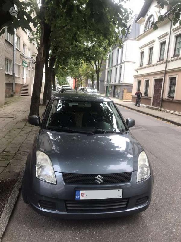 Pelēks Suzuki Swift 2007 Klaipėda, ar dzinēja tilpumu 1.33 L un nobraukumu 130 tūkst. km par 2950 €, foto 6 vietnē AUTOMOTO.COM.LV