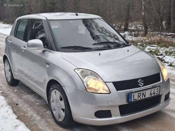 Pelēks Suzuki Swift 2008 Mažeikiai, ar dzinēja tilpumu 1.30 L un nobraukumu 273 tūkst. km par 1800 €, foto 6 vietnē AUTOMOTO.COM.LV