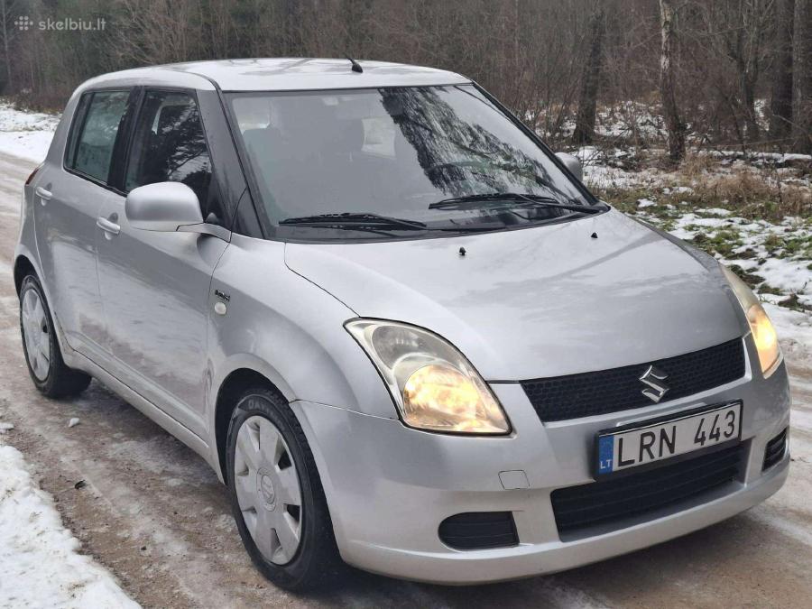 Pelēks Suzuki Swift 2008 Mažeikiai, ar dzinēja tilpumu 1.30 L un nobraukumu 273 tūkst. km par 1800 €, foto 6 vietnē AUTOMOTO.COM.LV