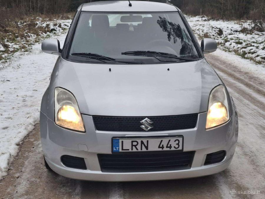 Pelēks Suzuki Swift 2008 Mažeikiai, ar dzinēja tilpumu 1.30 L un nobraukumu 273 tūkst. km par 1800 €, foto 7 vietnē AUTOMOTO.COM.LV