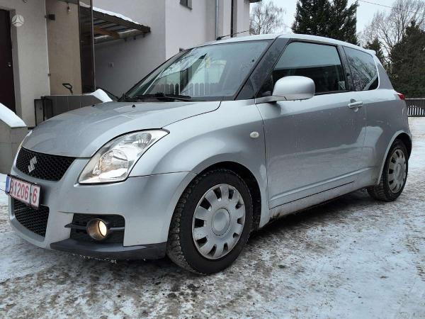 Grey Suzuki Swift 2008 in Riga, with an engine capacity of 1.59 L and mileage of 176 thousand km for 2900 €, photo 1 on AUTOMOTO.COM.LV