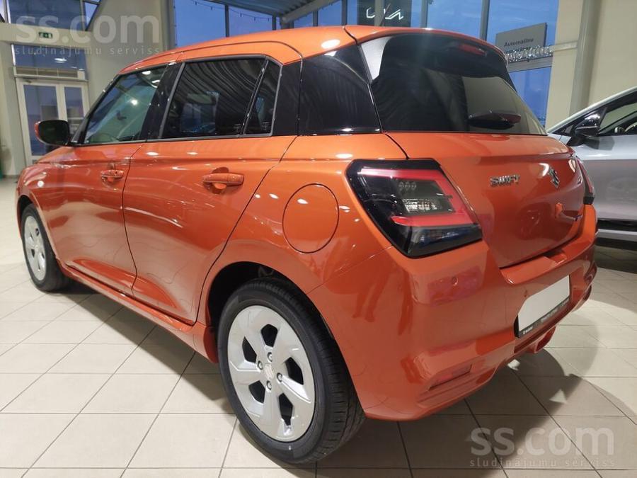 Orange Suzuki Swift 2026 in Daugavpils, with an engine capacity of 1.20 L and mileage of 10 thousand km for 18990 €, photo 6 on AUTOMOTO.COM.LV