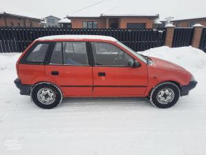 Sarkans Suzuki Swift 1995 Klaipėda, ar dzinēja tilpumu 1.30 L un nobraukumu 14 tūkst. km par 990 €, foto 6 vietnē AUTOMOTO.COM.LV