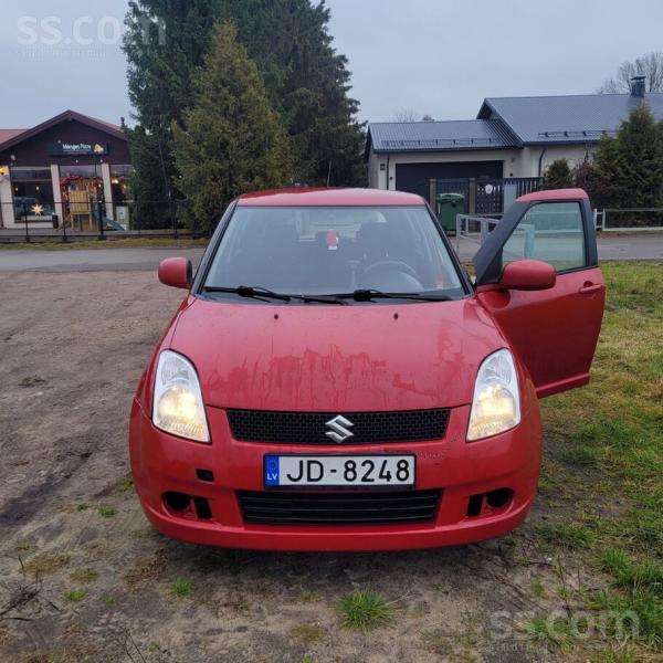 Sarkans Suzuki Swift 2007 Rīga, ar dzinēja tilpumu 1.30 L un nobraukumu 156 tūkst. km par 1650 €, foto 5 vietnē AUTOMOTO.COM.LV
