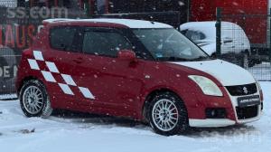 Sarkans Suzuki Swift 2007 Liepāja, ar dzinēja tilpumu 1.60 L un nobraukumu 220 tūkst. km par 4000 €, foto 2 vietnē AUTOMOTO.COM.LV