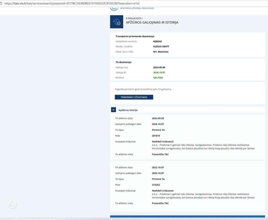 Red Suzuki Swift 2011 in Panevezys, with an engine capacity of 1.24 L and mileage of 287 thousand km for 1650 €, photo 15 on AUTOMOTO.COM.LV