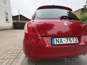 Sarkans Suzuki Swift 2011 Rīga, ar dzinēja tilpumu 1.20 L un nobraukumu 231 tūkst. km par 1964 €, foto 12 vietnē AUTOMOTO.COM.LV