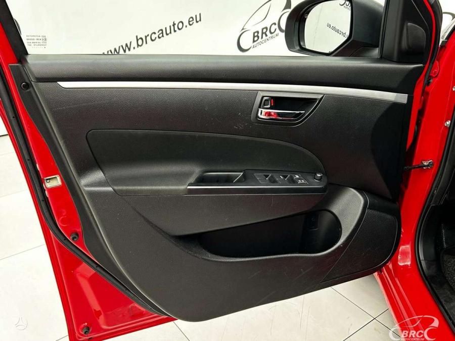 Red Suzuki Swift 2015 in Vilnius, with an engine capacity of 1.24 L and mileage of 131 thousand km for 6990 €, photo 12 on AUTOMOTO.COM.LV