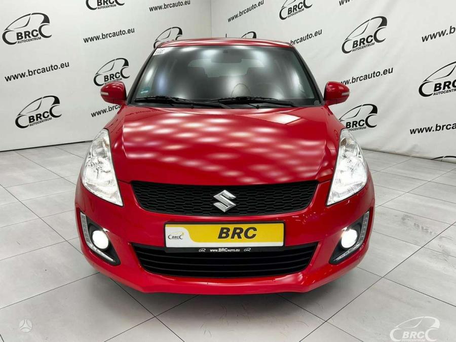 Red Suzuki Swift 2015 in Vilnius, with an engine capacity of 1.24 L and mileage of 131 thousand km for 6990 €, photo 25 on AUTOMOTO.COM.LV
