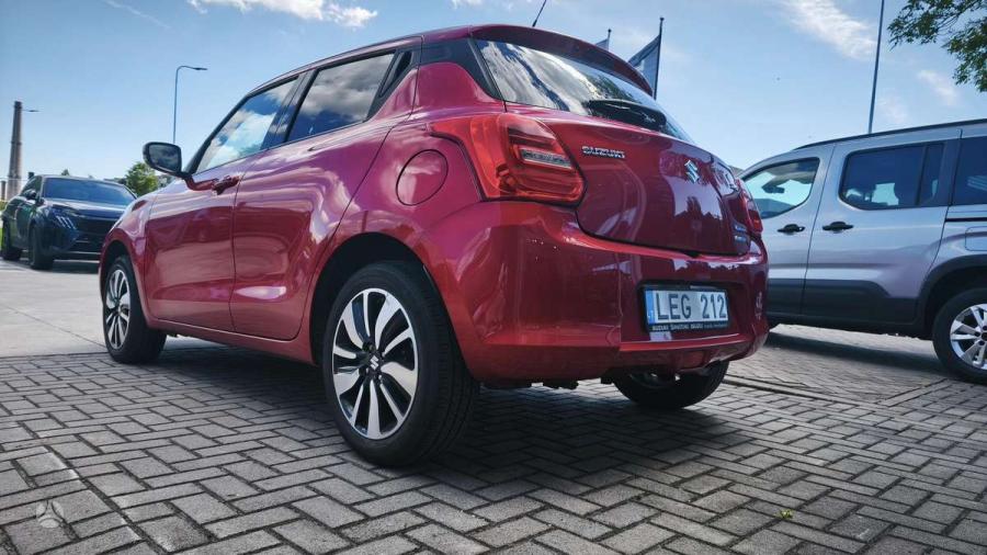 Red Suzuki Swift 2019 in Klaipeda, with an engine capacity of 1.24 L and mileage of 51 thousand km for 10000 €, photo 12 on AUTOMOTO.COM.LV