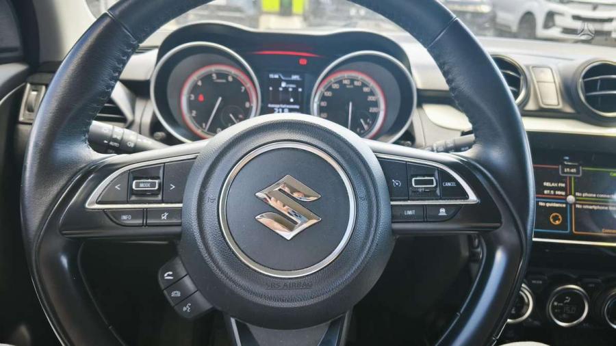 Red Suzuki Swift 2019 in Klaipeda, with an engine capacity of 1.24 L and mileage of 51 thousand km for 10000 €, photo 19 on AUTOMOTO.COM.LV