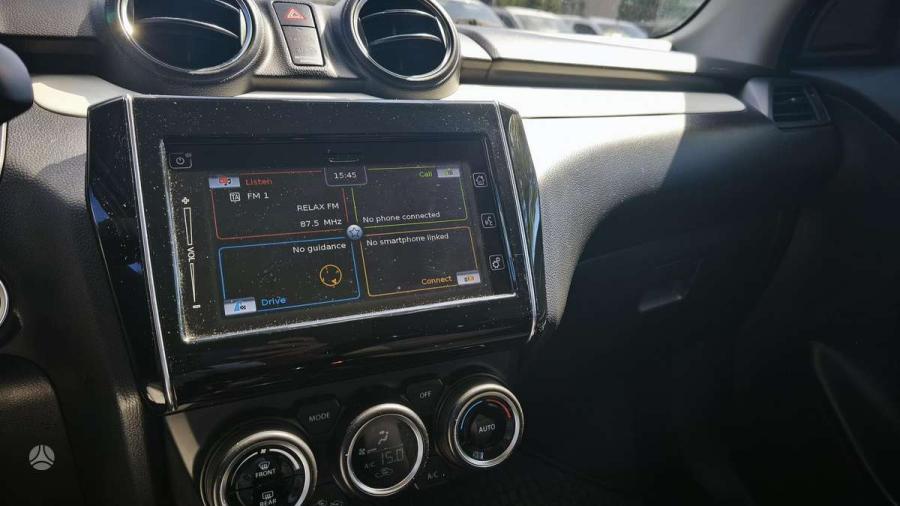 Red Suzuki Swift 2019 in Klaipeda, with an engine capacity of 1.24 L and mileage of 51 thousand km for 10000 €, photo 21 on AUTOMOTO.COM.LV