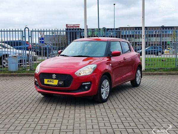Sarkans Suzuki Swift 2021 Avižieniai, ar dzinēja tilpumu 1.20 L un nobraukumu 12 tūkst. km par 11200 €, foto 1 vietnē AUTOMOTO.COM.LV