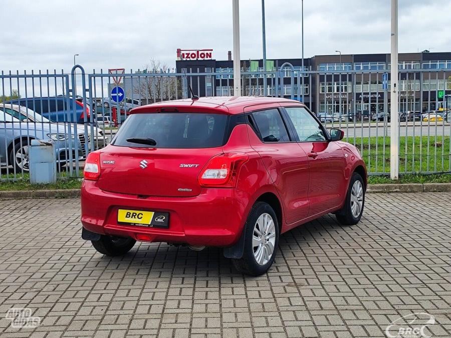Sarkans Suzuki Swift 2021 Avižieniai, ar dzinēja tilpumu 1.20 L un nobraukumu 12 tūkst. km par 11200 €, foto 3 vietnē AUTOMOTO.COM.LV