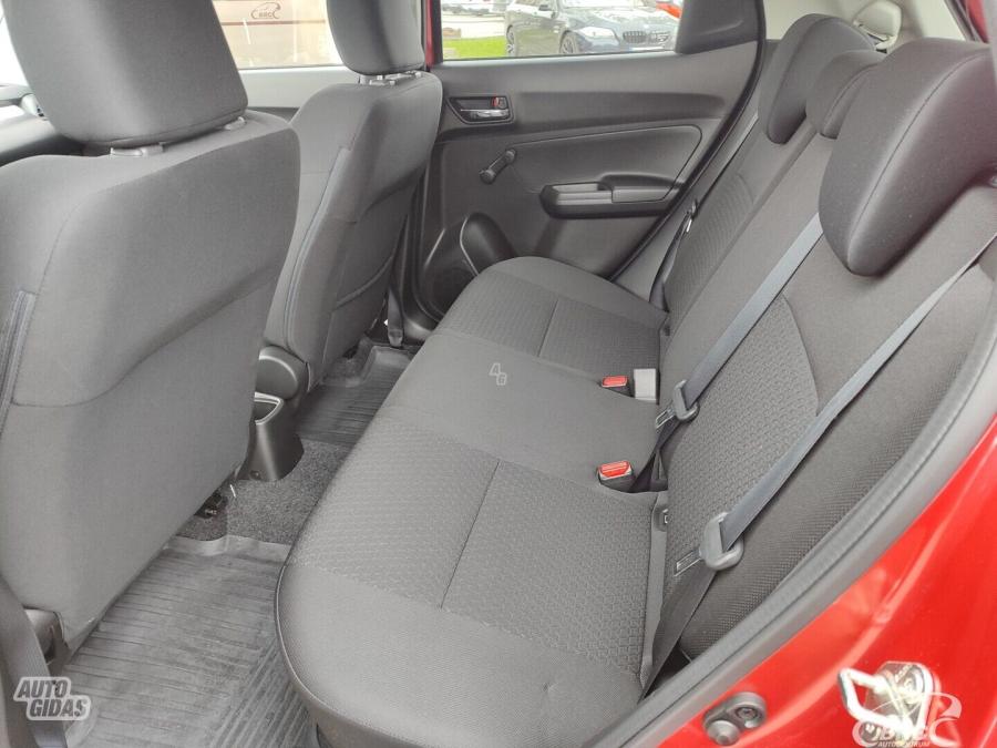 Sarkans Suzuki Swift 2021 Avižieniai, ar dzinēja tilpumu 1.20 L un nobraukumu 12 tūkst. km par 11200 €, foto 15 vietnē AUTOMOTO.COM.LV