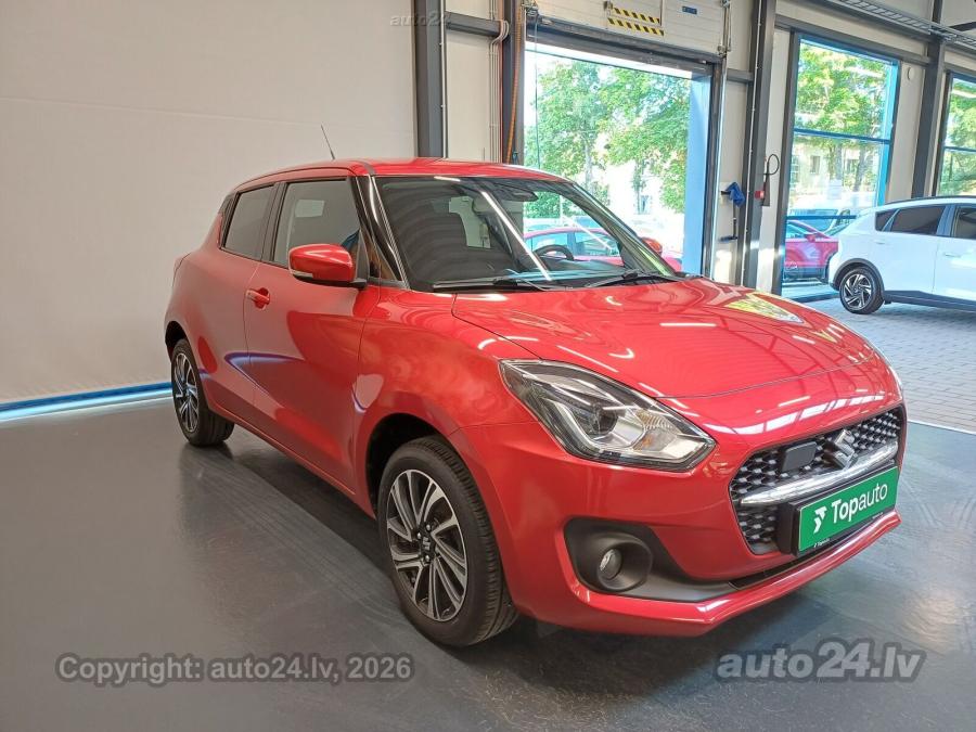 Red Suzuki Swift 2021 in Tallinn, with an engine capacity of 1.20 L and mileage of 64 thousand km for 10900 €, photo 4 on AUTOMOTO.COM.LV