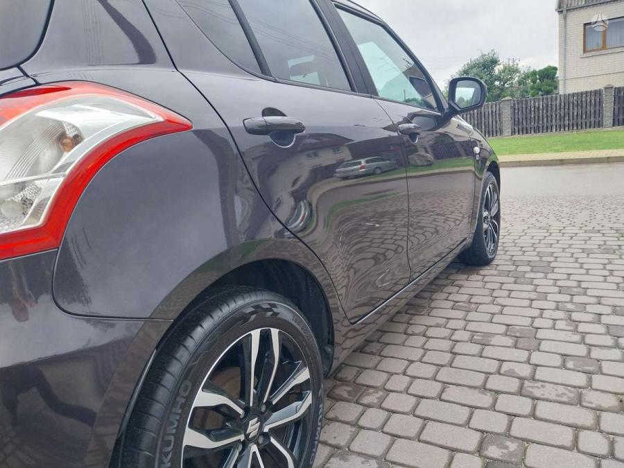 Violet Suzuki Swift 2015 in Marijampole, with an engine capacity of 1.24 L and mileage of 139 thousand km for 5650 €, photo 15 on AUTOMOTO.COM.LV