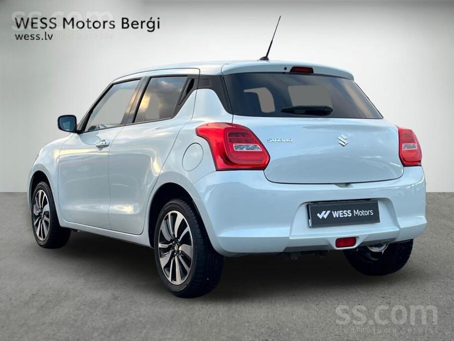 White Suzuki Swift 2018 in Riga, with an engine capacity of 1.20 L and mileage of 113 thousand km for 9990 €, photo 22 on AUTOMOTO.COM.LV