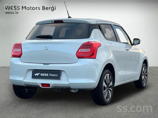Balts Suzuki Swift 2018 Rīga, ar dzinēja tilpumu 1.20 L un nobraukumu 113 tūkst. km par 9200 €, foto 2 vietnē AUTOMOTO.COM.LV