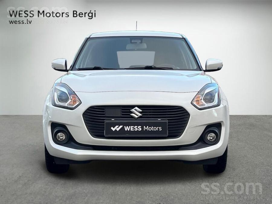 White Suzuki Swift 2018 in Riga, with an engine capacity of 1.20 L and mileage of 113 thousand km for 9200 €, photo 6 on AUTOMOTO.COM.LV
