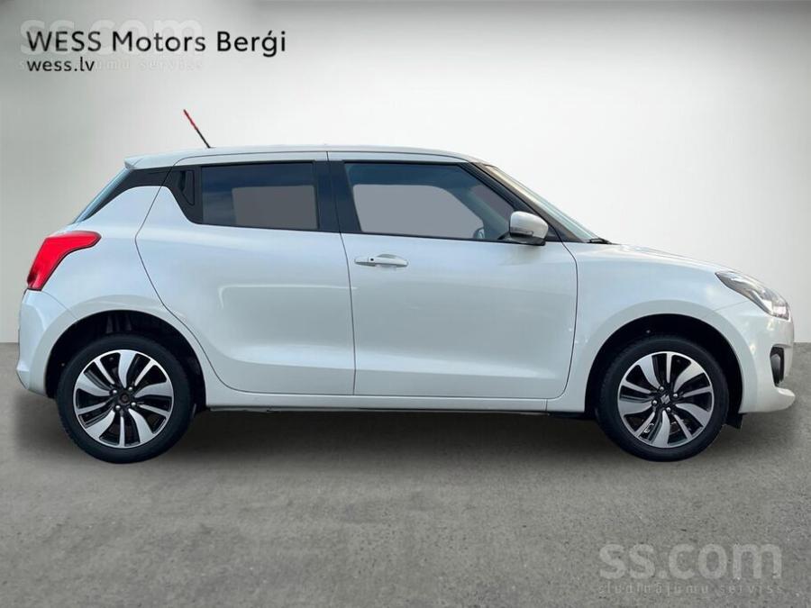 White Suzuki Swift 2018 in Riga, with an engine capacity of 1.20 L and mileage of 113 thousand km for 9200 €, photo 17 on AUTOMOTO.COM.LV