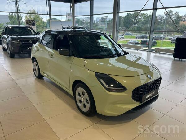Dzeltens Suzuki Swift 2025 Rīga, ar dzinēja tilpumu 1.20 L un nobraukumu 10 tūkst. km par 20014 €, foto 3 vietnē AUTOMOTO.COM.LV