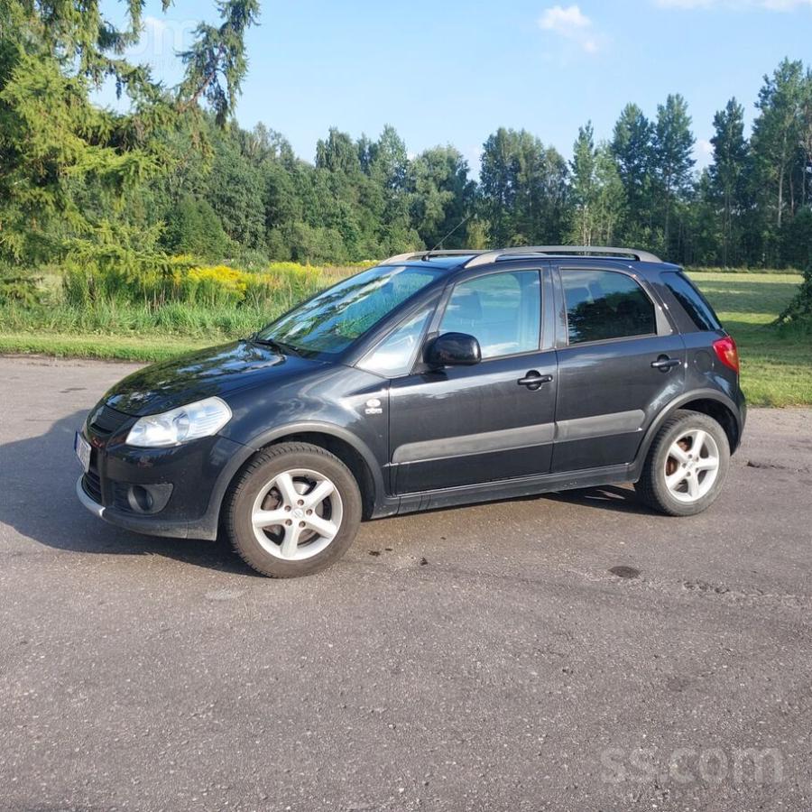 Black Suzuki SX4 2009 in Riga, with an engine capacity of 1.90 L and mileage of 238 thousand km for 3770 €, photo 1 on AUTOMOTO.COM.LV