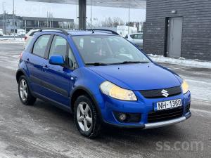 Blue Suzuki SX4 2007 in Riga, with an engine capacity of 1.60 L and mileage of 210 thousand km for 2250 €, photo 2 on AUTOMOTO.COM.LV