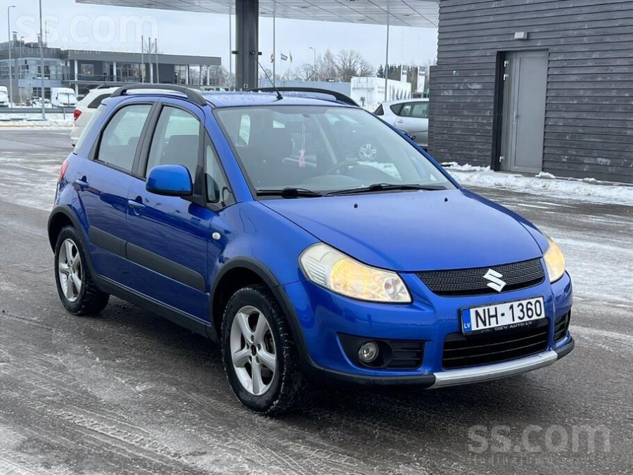 Blue Suzuki SX4 2007 in Riga, with an engine capacity of 1.60 L and mileage of 210 thousand km for 2250 €, photo 2 on AUTOMOTO.COM.LV
