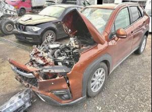 Brown Suzuki SX4 2023 in Telschi, with an engine capacity of 1.37 L and mileage of 17 thousand km for 2500 €, photo 2 on AUTOMOTO.COM.LV