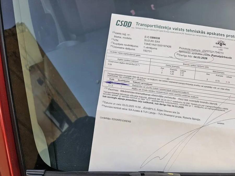 Коричневый Сузуки СХ4 2007 в Екабпилс, объемом двигателя 1.90 л и пробегом 193 тыс. км за 3890 €, фото 32 на AUTOMOTO.COM.LV