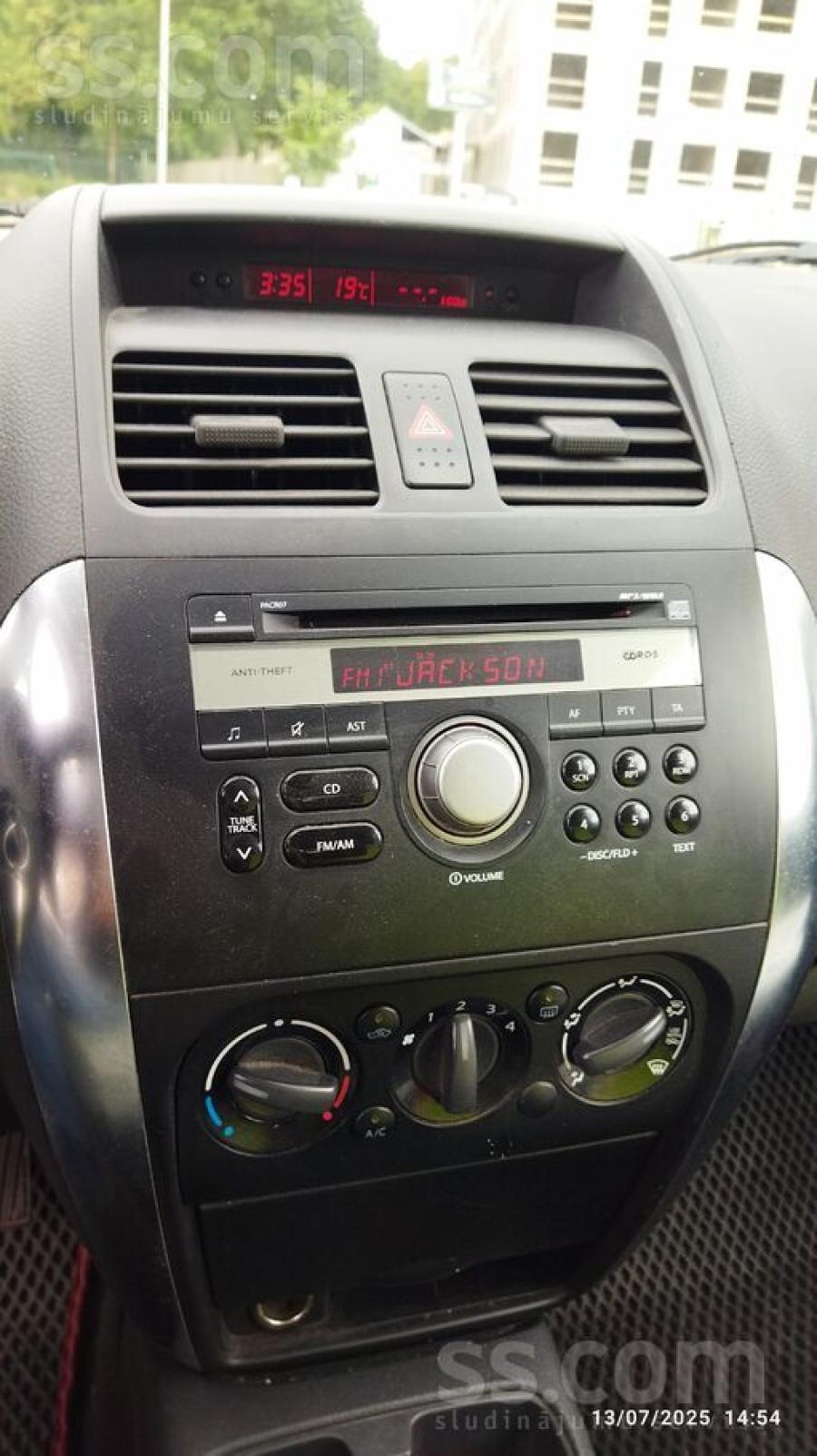 Suzuki SX4 2008 Rīga, ar dzinēja tilpumu 1.60 L un nobraukumu 147 tūkst. km par 2880 €, foto 10 vietnē AUTOMOTO.COM.LV