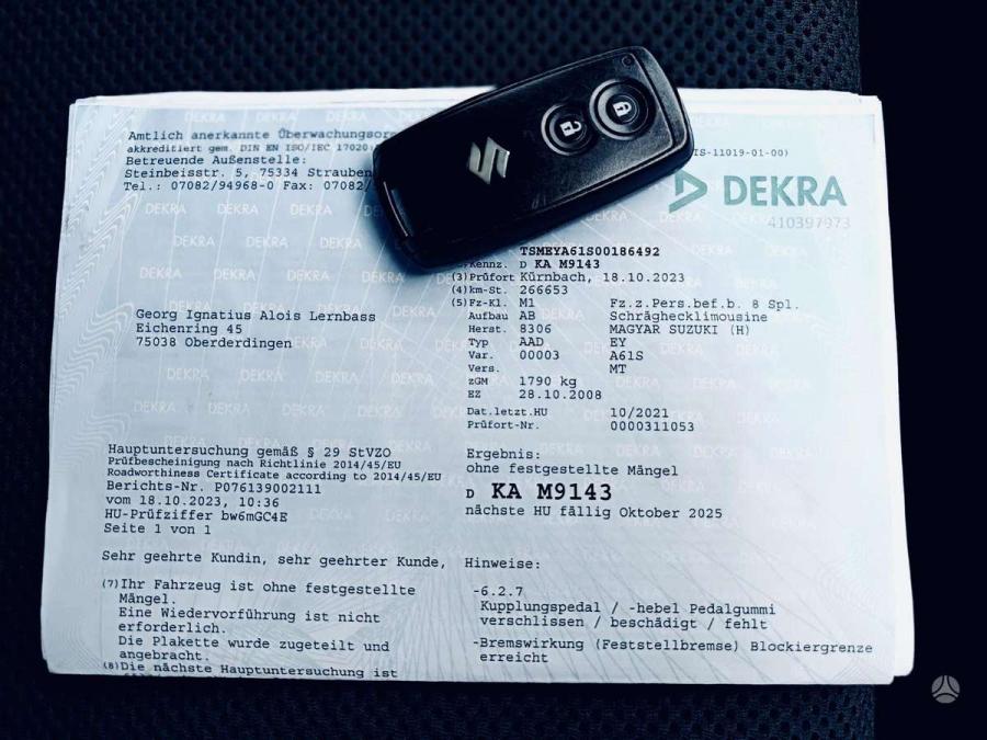 Zaļš Suzuki SX4 2008 Utena, ar dzinēja tilpumu 1.87 L un nobraukumu 298 tūkst. km par 3950 €, foto 61 vietnē AUTOMOTO.COM.LV