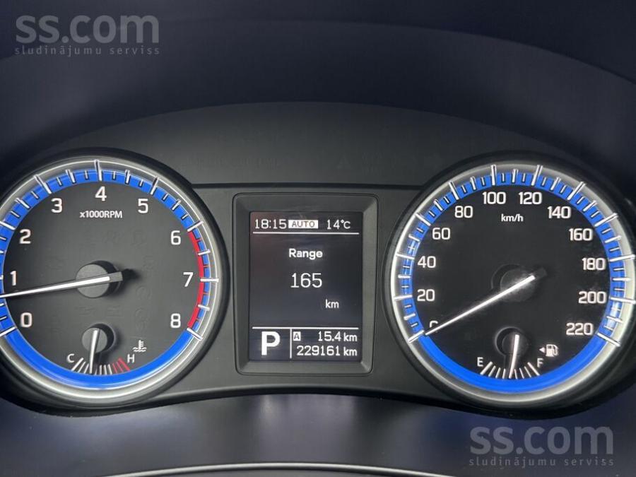 Green Suzuki SX4 2014 in Riga, with an engine capacity of 1.60 L and mileage of 229 thousand km for 8800 €, photo 24 on AUTOMOTO.COM.LV