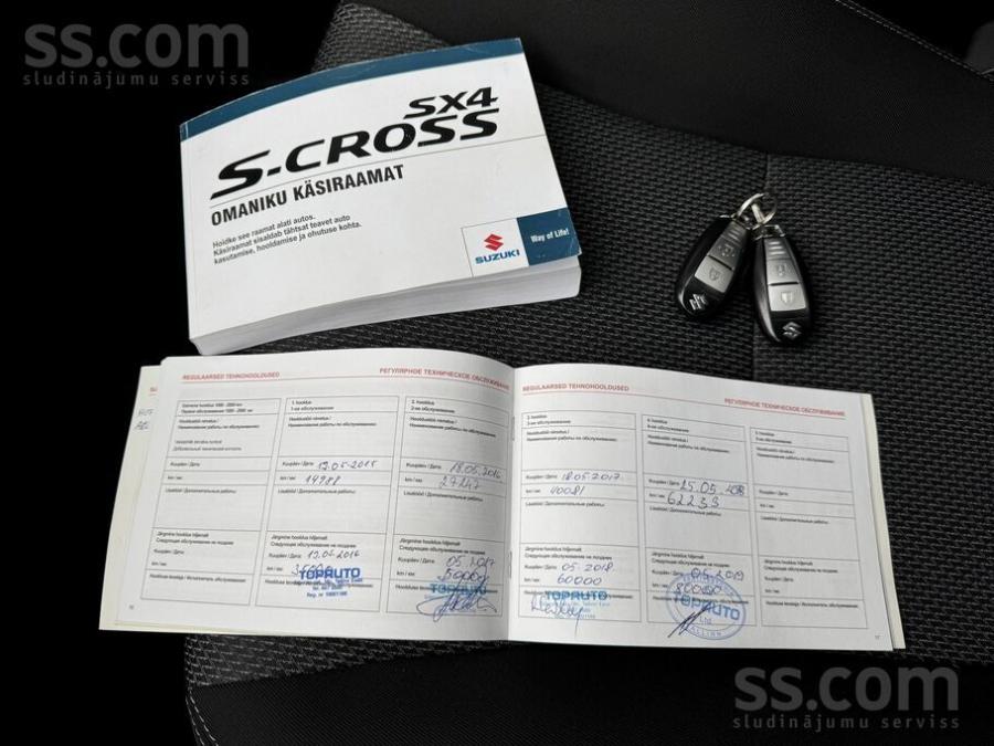 Green Suzuki SX4 2014 in Riga, with an engine capacity of 1.60 L and mileage of 229 thousand km for 8800 €, photo 25 on AUTOMOTO.COM.LV