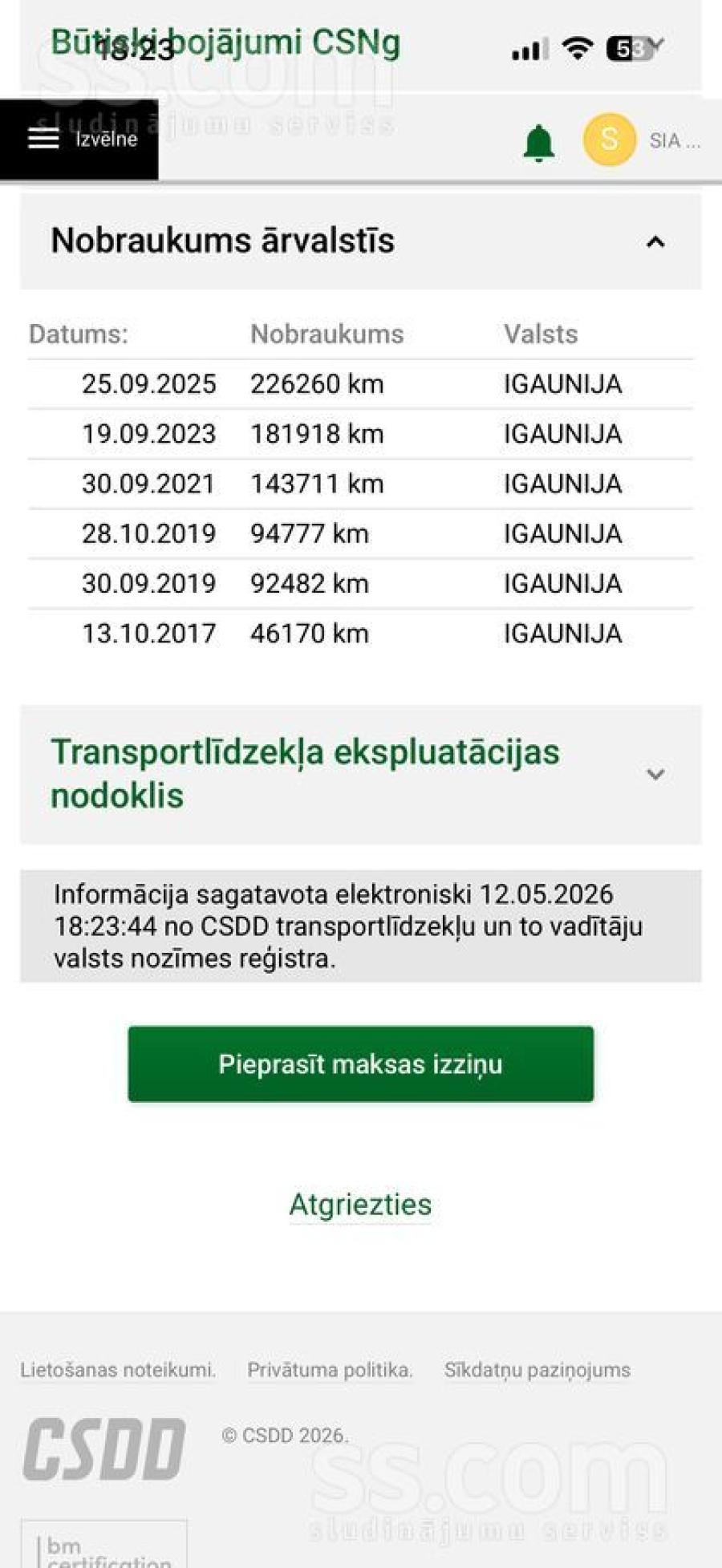 Green Suzuki SX4 2014 in Riga, with an engine capacity of 1.60 L and mileage of 229 thousand km for 8800 €, photo 26 on AUTOMOTO.COM.LV