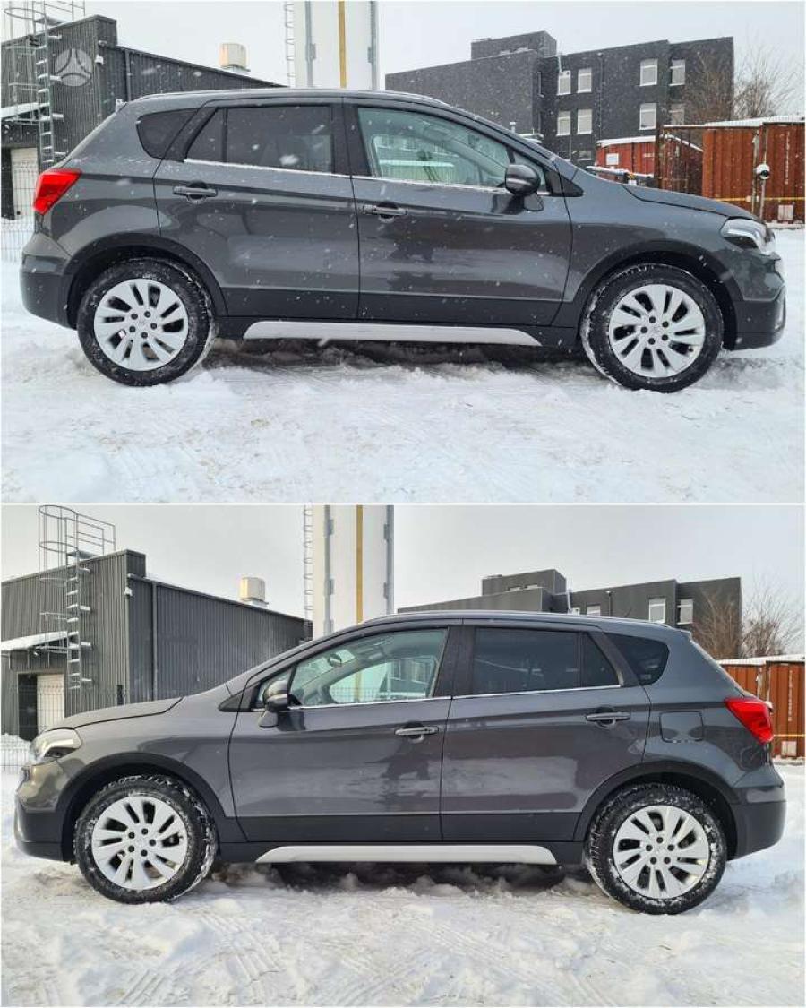 Grey Suzuki SX4 2018 in Kaunas, with an engine capacity of 1.00 L and mileage of 90 thousand km for 12200 €, photo 5 on AUTOMOTO.COM.LV