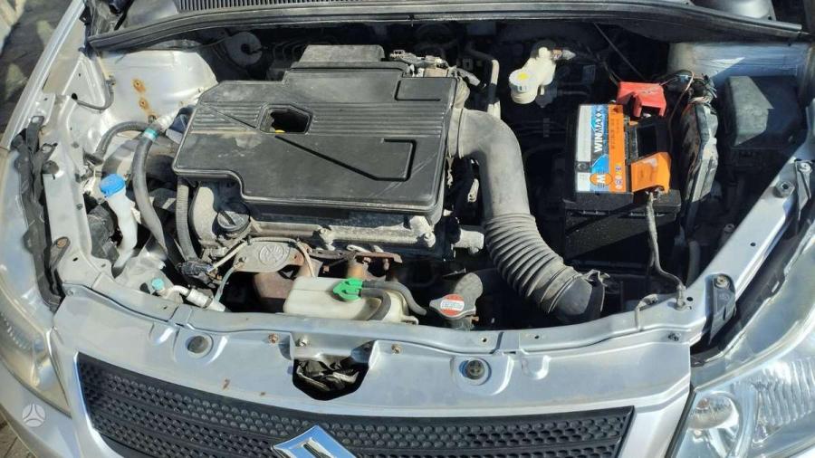 Grey Suzuki SX4 2007 in Vilnius, with an engine capacity of 1.59 L and mileage of 179 thousand km for 2200 €, photo 10 on AUTOMOTO.COM.LV