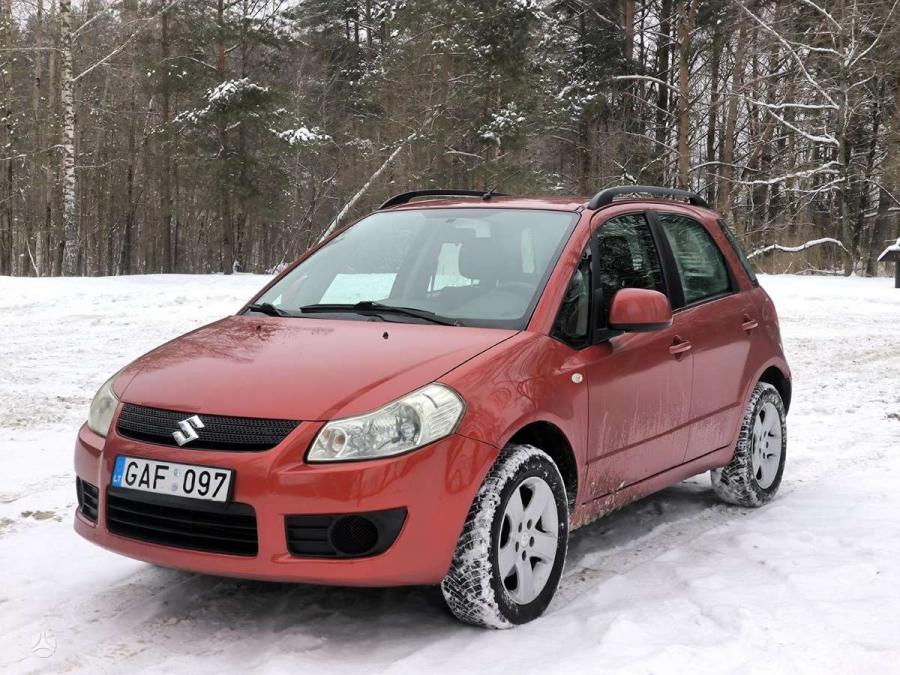 Orange Suzuki SX4 2007 in Vilnius, with an engine capacity of 1.90 L and mileage of 231 thousand km for 1750 €, photo 3 on AUTOMOTO.COM.LV