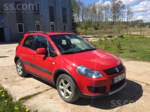 Red Suzuki SX4 2008 in Riga, with an engine capacity of 1.60 L and mileage of 103 thousand km for 3500 €, photo  on AUTOMOTO.COM.LV