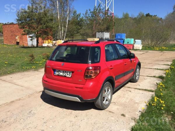 Sarkans Suzuki SX4 2008 Rīga, ar dzinēja tilpumu 1.60 L un nobraukumu 103 tūkst. km par 3500 €, foto 5 vietnē AUTOMOTO.COM.LV