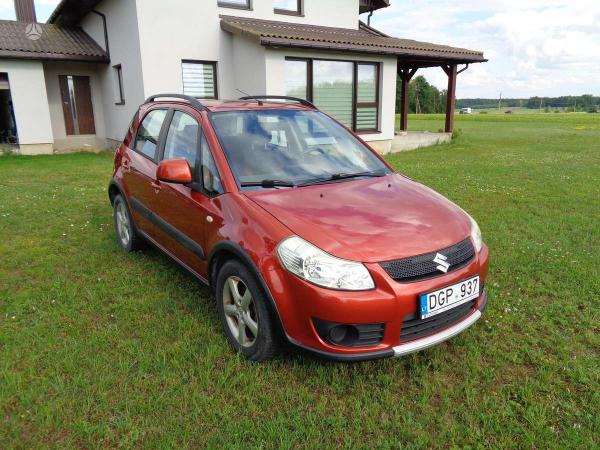 Sarkans Suzuki SX4 2007 Druskininkai, ar dzinēja tilpumu 1.59 L un nobraukumu 242 tūkst. km par 950 €, foto 1 vietnē AUTOMOTO.COM.LV