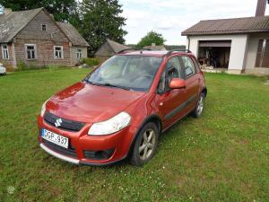 Sarkans Suzuki SX4 2007 Druskininkai, ar dzinēja tilpumu 1.59 L un nobraukumu 242 tūkst. km par 950 €, foto 3 vietnē AUTOMOTO.COM.LV