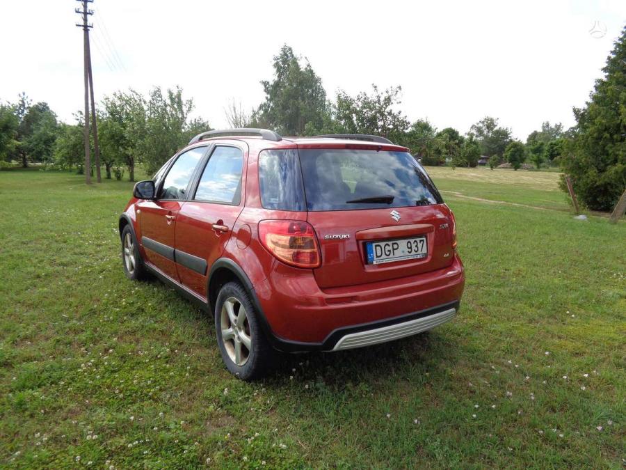 Sarkans Suzuki SX4 2007 Druskininkai, ar dzinēja tilpumu 1.59 L un nobraukumu 242 tūkst. km par 950 €, foto 4 vietnē AUTOMOTO.COM.LV