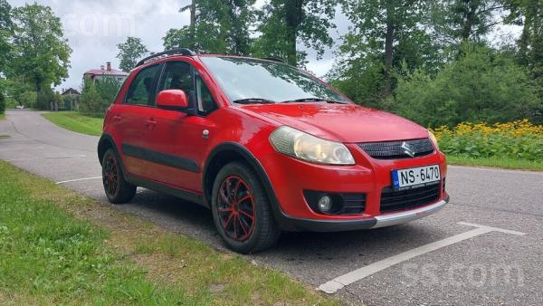Sarkans Suzuki SX4 2007 Alūksne, ar dzinēja tilpumu 1.90 L un nobraukumu 0 tūkst. km par 3800 €, foto 2 vietnē AUTOMOTO.COM.LV
