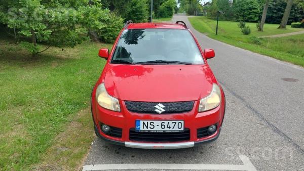 Sarkans Suzuki SX4 2007 Alūksne, ar dzinēja tilpumu 1.90 L un nobraukumu 0 tūkst. km par 3800 €, foto 4 vietnē AUTOMOTO.COM.LV